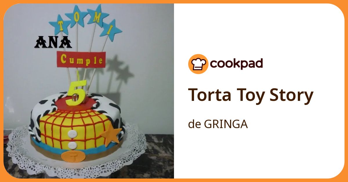 Torta Toy Story Receta de GRINGA