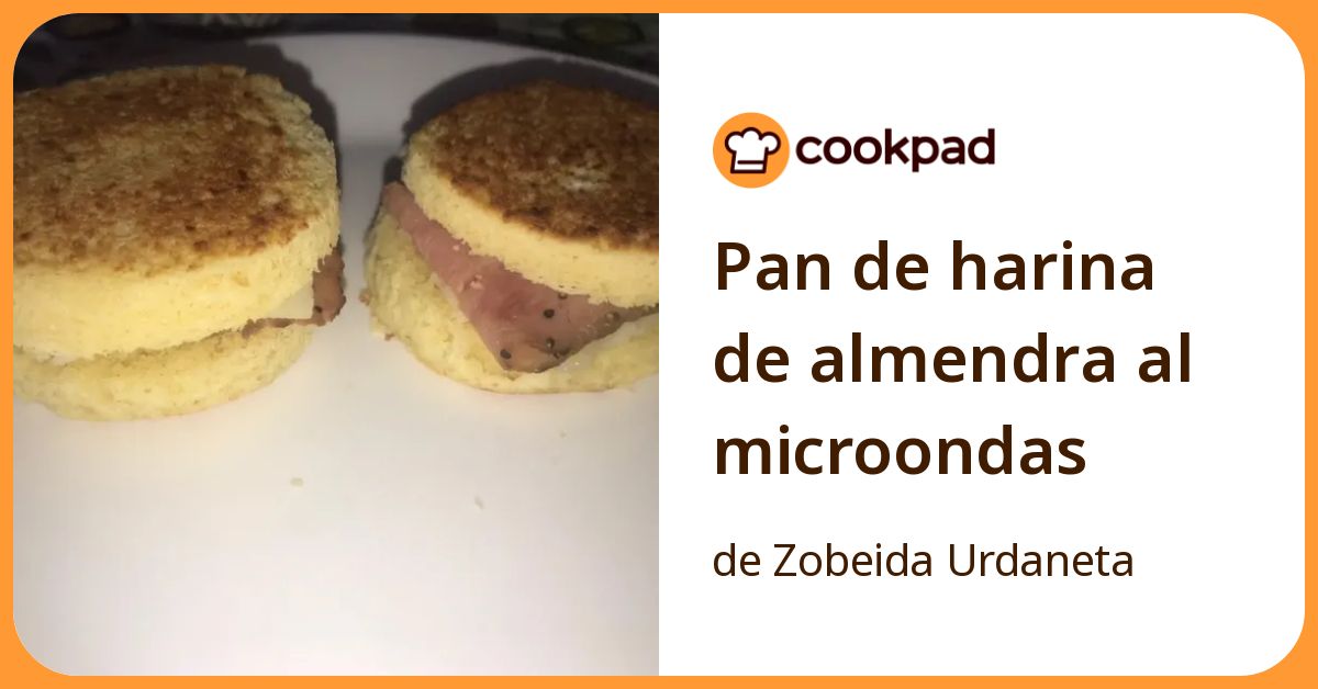 Pan De Harina De Almendra Al Microondas Receta de Zobeida Urdaneta- Cookpad