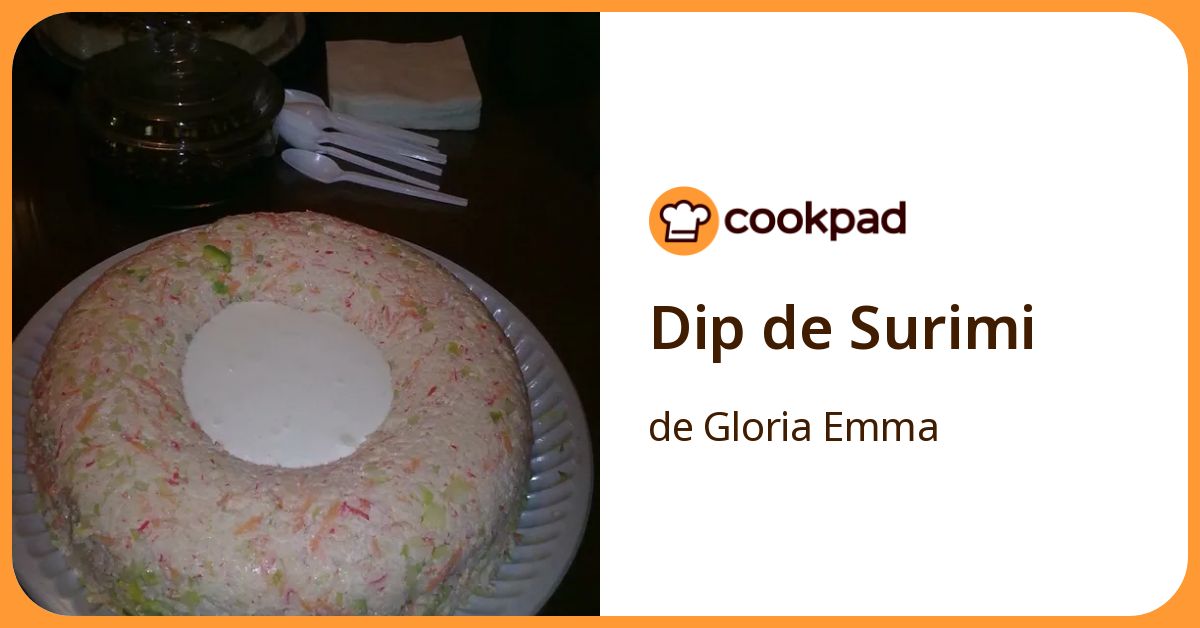 Dip De Surimi Receta de Gloria Emma- Cookpad