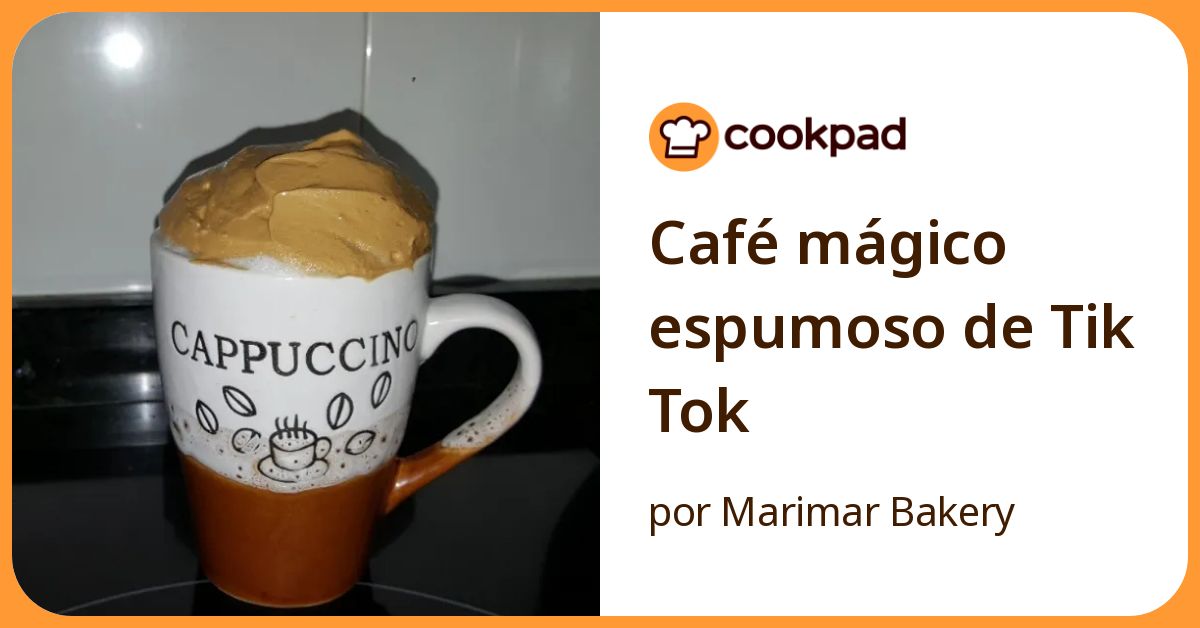 Café Mágico Espumoso De Tik Tok Receta de Marimar Bakery