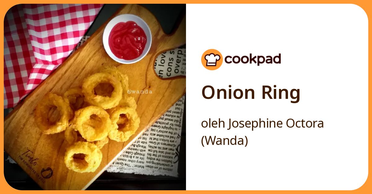 Resep Onion Ring oleh Josephine Octora (Wanda) - Cookpad