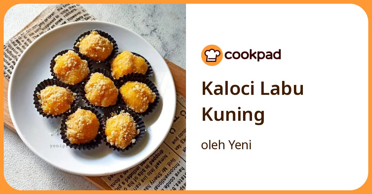 Resep Kaloci Labu Kuning oleh Yeni - Cookpad