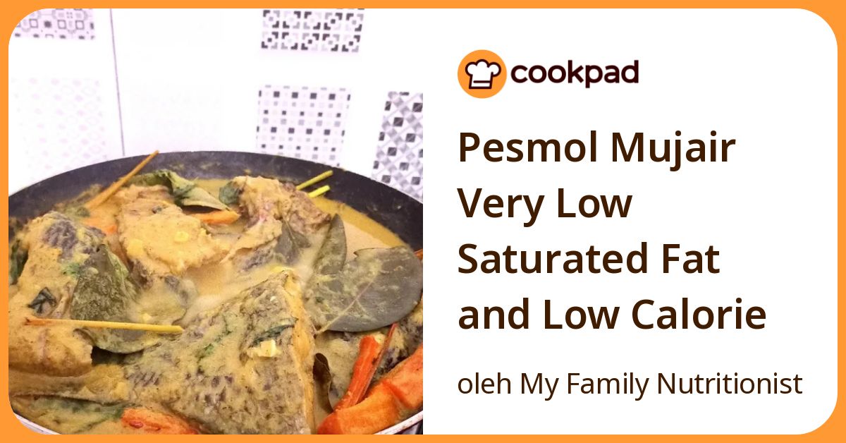 Resep Pesmol Mujair Very Low Saturated Fat And Low Calorie oleh My ...
