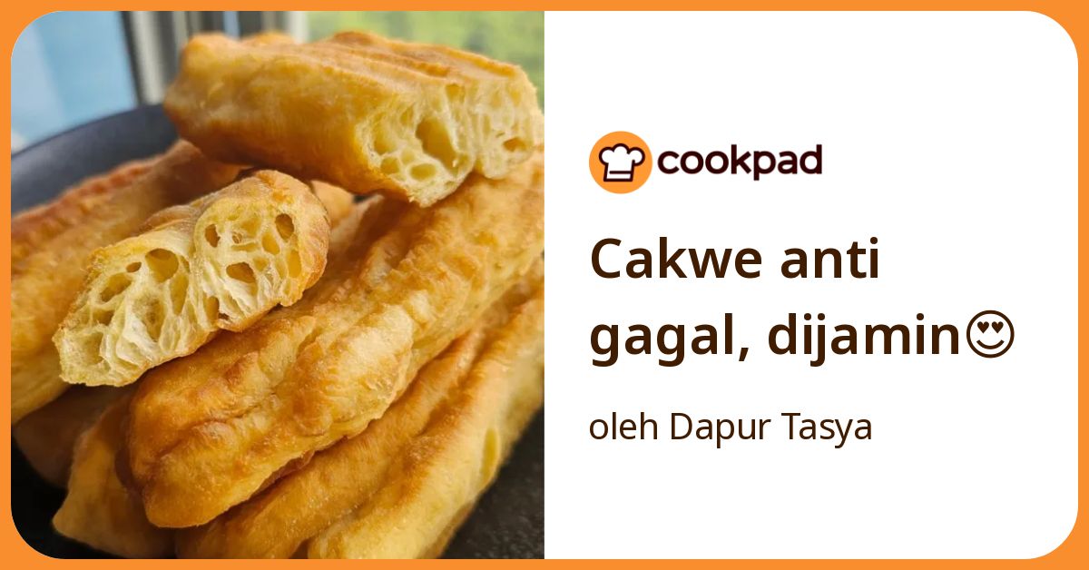 Resep Cakwe Anti Gagal, Dijamin😍 oleh Dapur Tasya - Cookpad