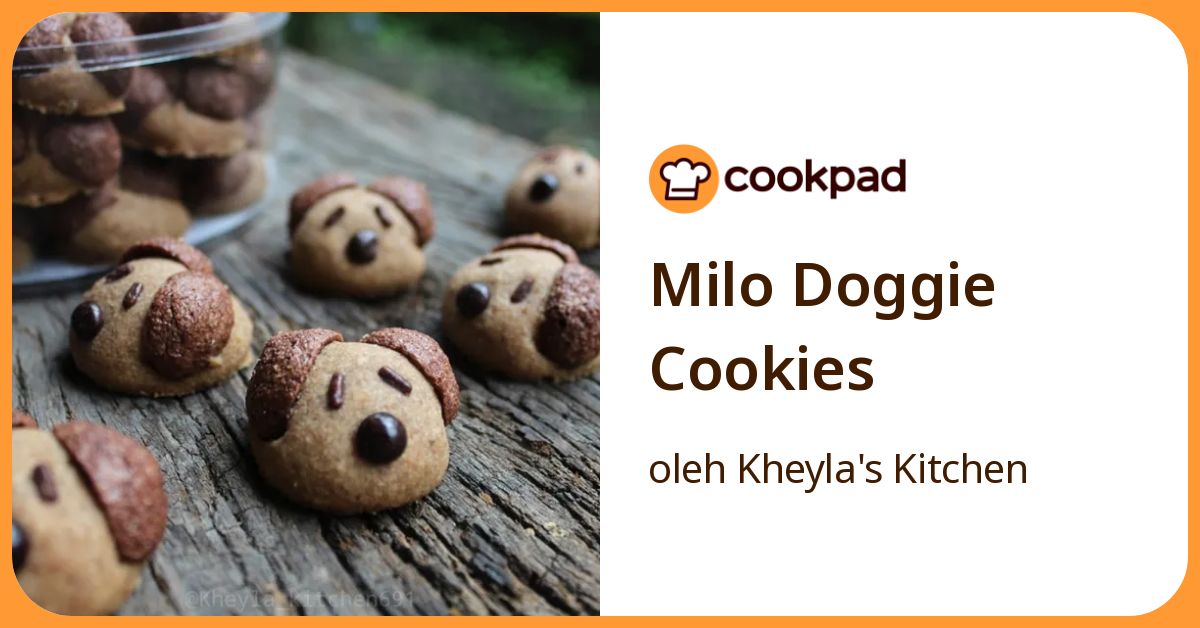 Resep Milo Doggie Cookies oleh Kheyla's Kitchen - Cookpad