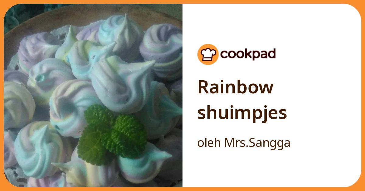 Resep Rainbow Shuimpjes oleh Mrs.Sangga - Cookpad