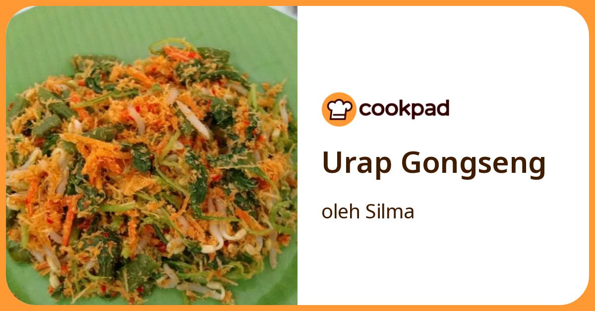 Resep Urap Gongseng oleh Silma - Cookpad