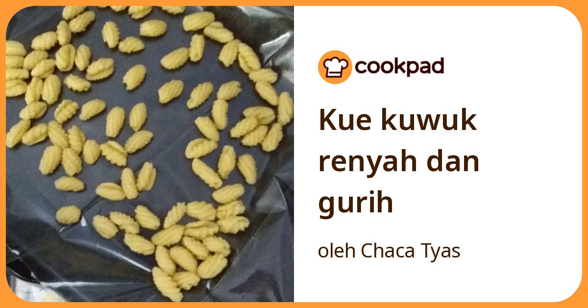 Resep Kue Kuwuk Renyah Dan Gurih oleh Chaca Tyas - Cookpad