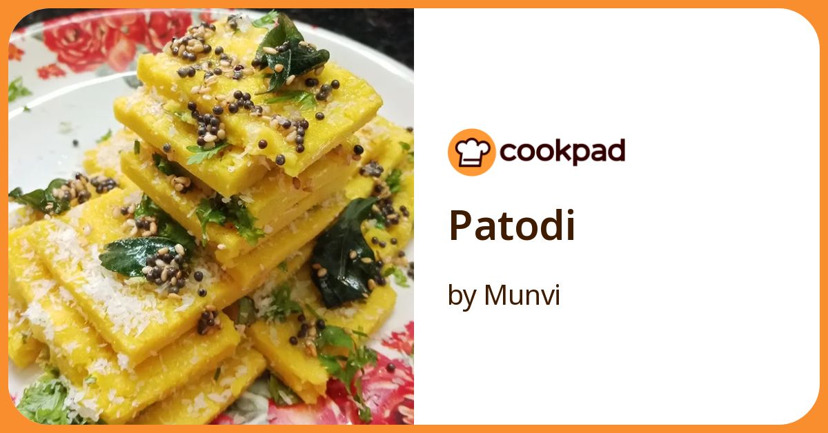 Patodi Recipe by Munvi - Cookpad