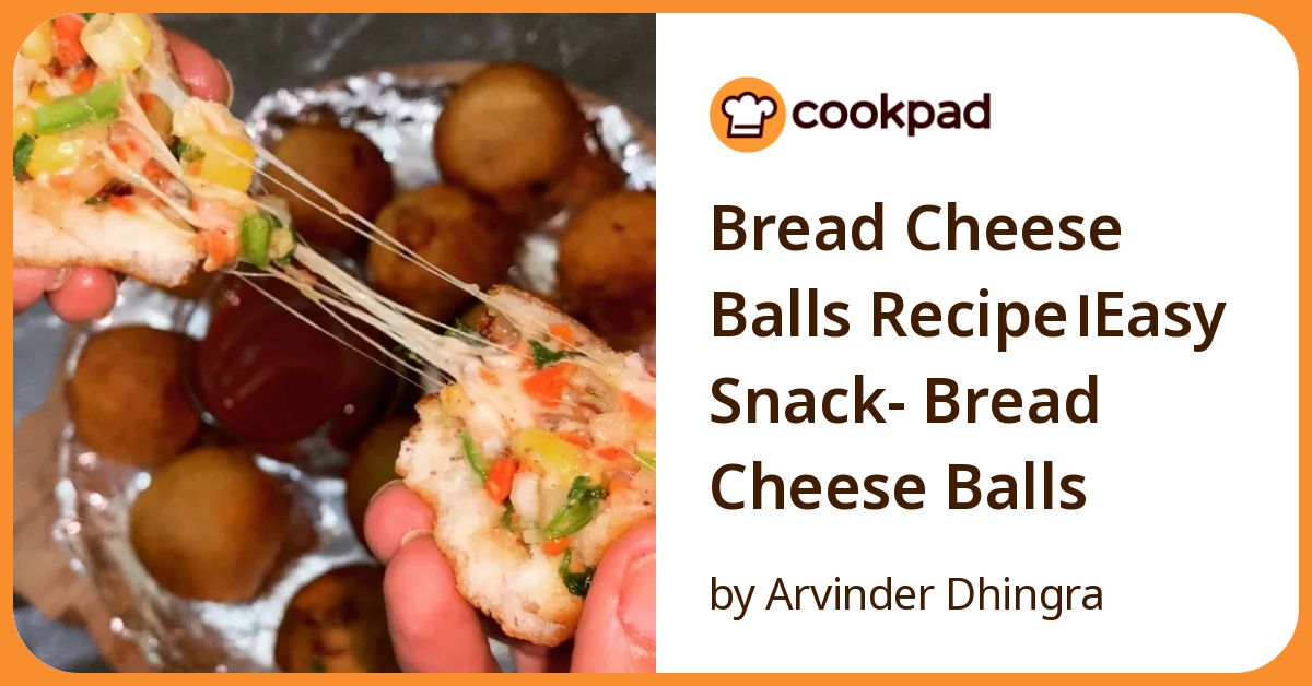 Bread Cheese Balls Recipe।Easy Snack Bread Cheese Balls Recipe by ...