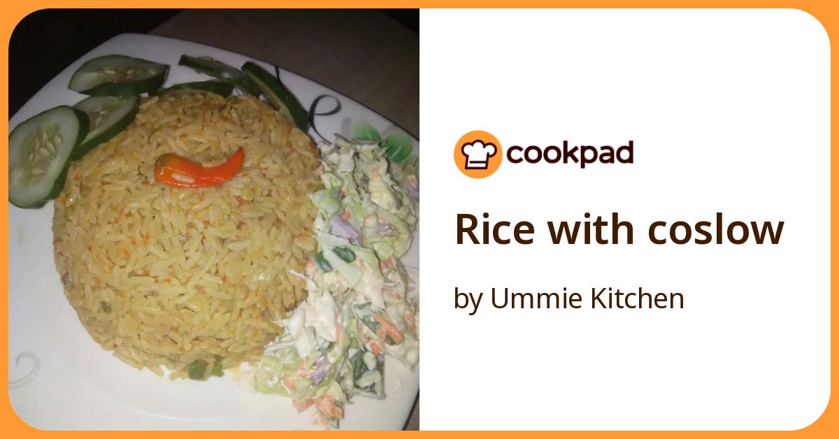 Rice With Coslow Recipe by Ummie Kitchen - Cookpad