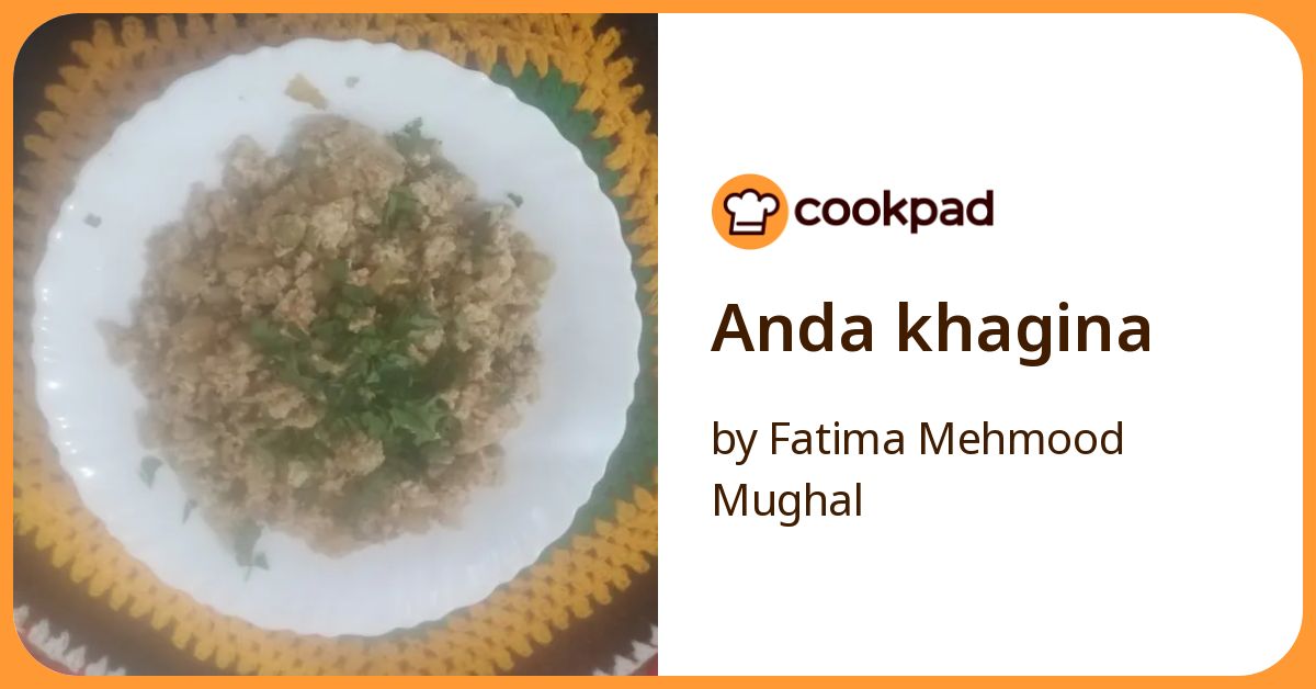 Anda Khagina Recipe by Fatima Mehmood Mughal - Cookpad