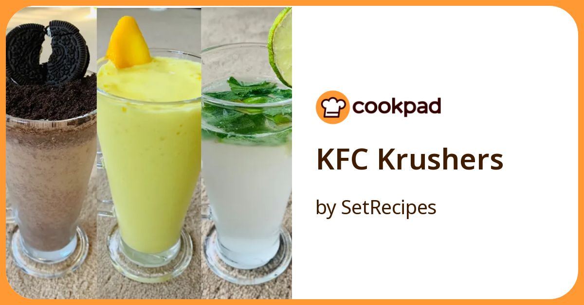 Kfc Krushers Recipe by SetRecipes - Cookpad