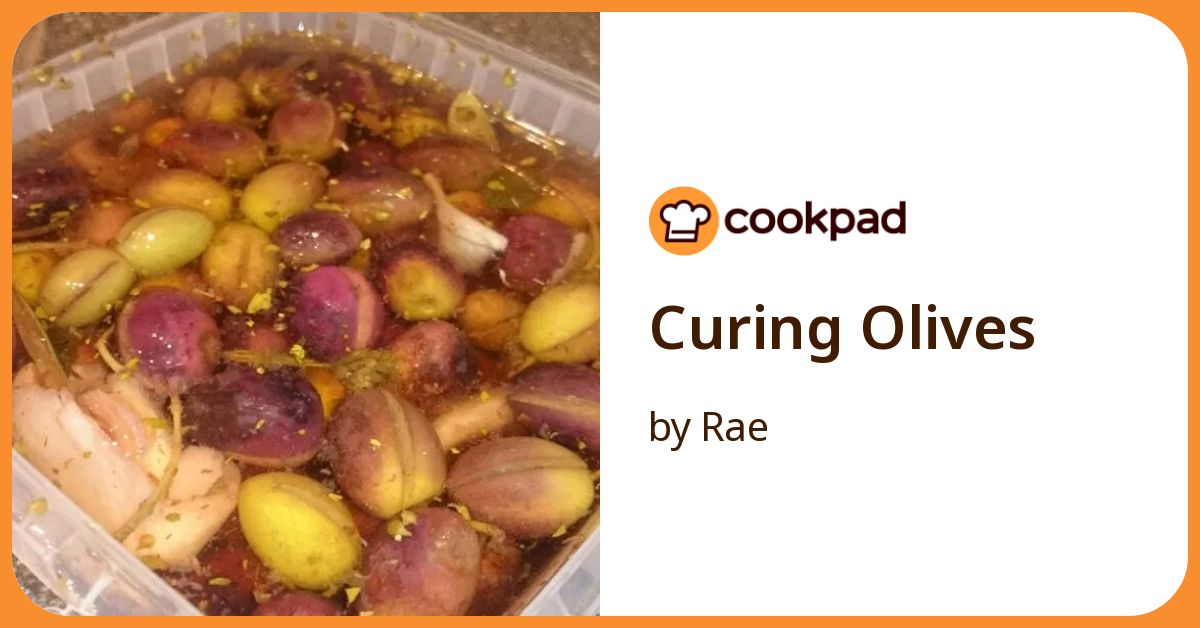 Curing Olives Recipe by Rae - Cookpad