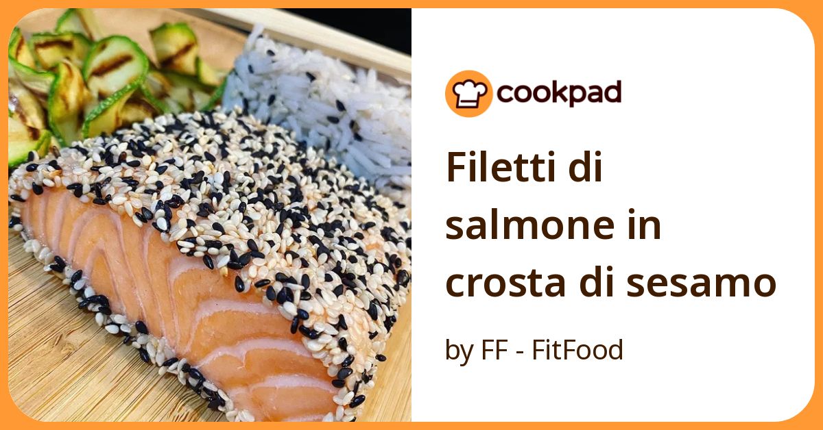 Sesame Crusted Salmon Fillets Recipe By Ff Fit Food