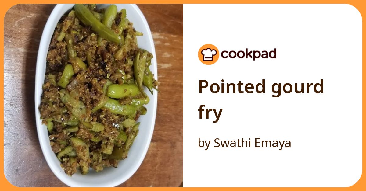 Pointed Gourd Fry Recipe By Swathi Emaya