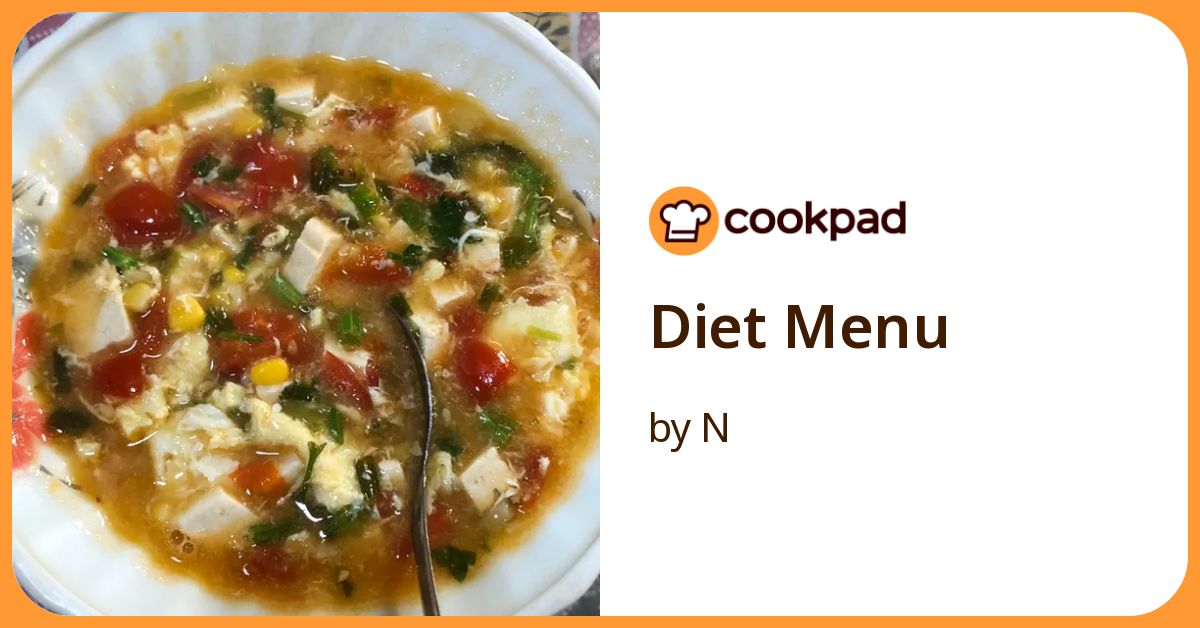 Diet Menu Recipe By N