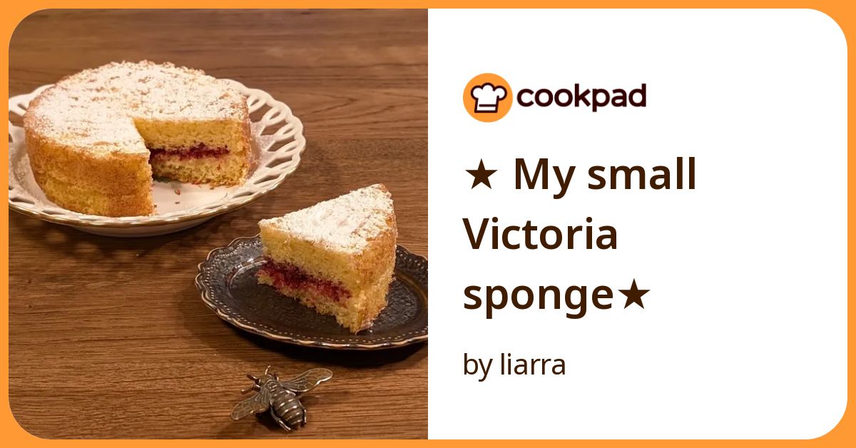 My Small Victoria Sponge★ Recipe by liarra - Cookpad