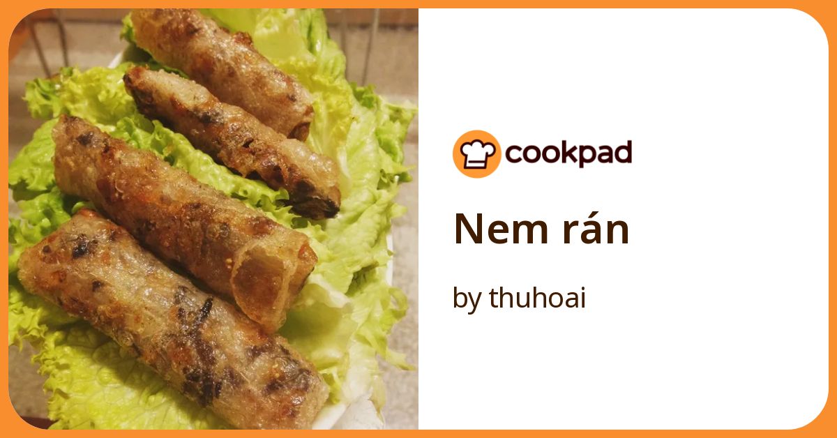 Nem Rán (Vietnamese Fried Spring Rolls) Recipe By Thuhoai