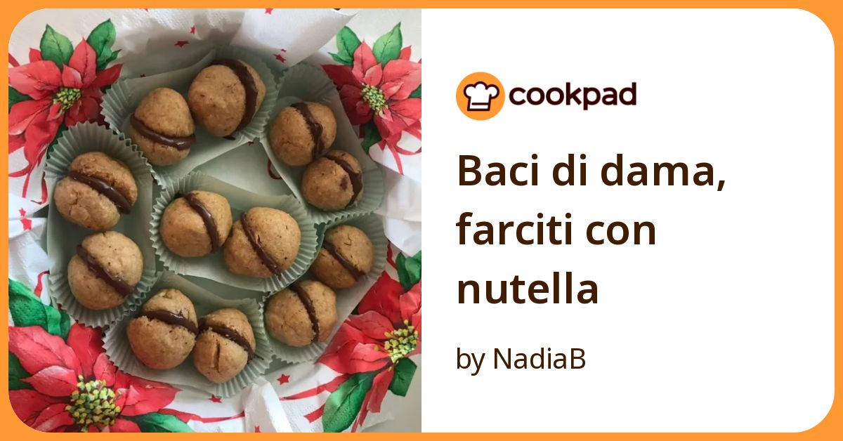 Baci Di Dama Filled With Nutella Recipe By Nadia B