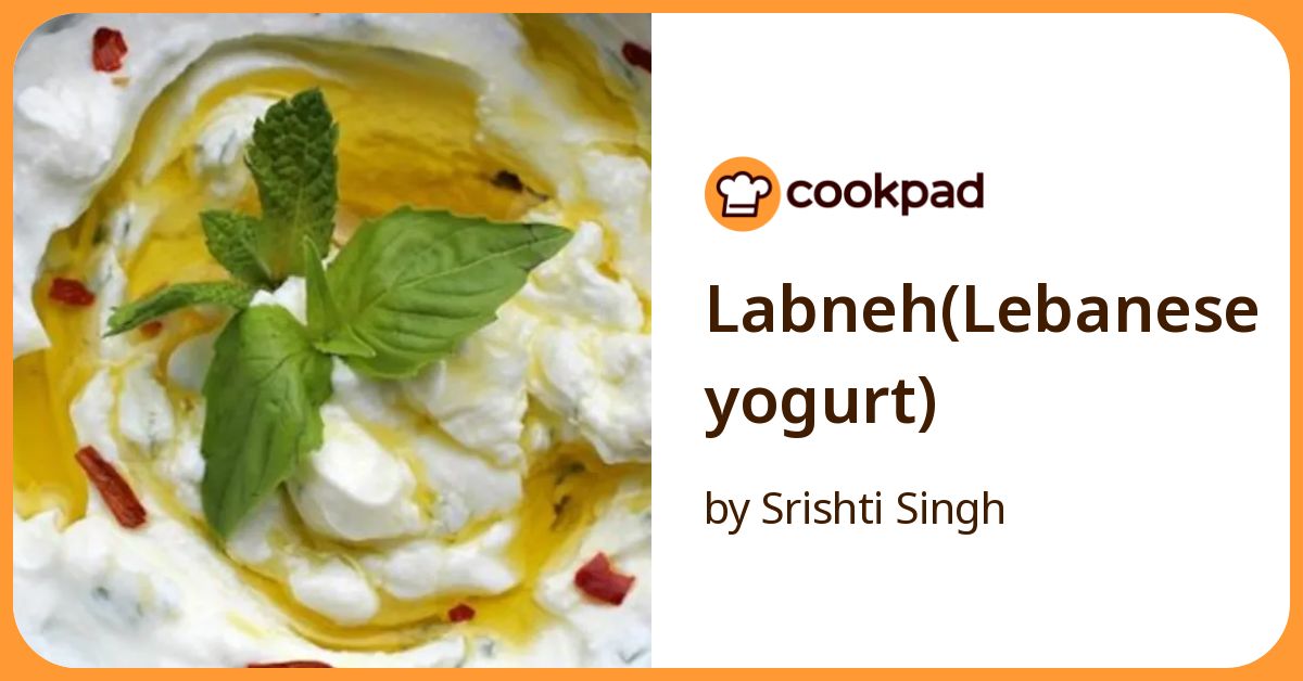 Labneh(lebanese Yogurt) Recipe by Srishti Singh - Cookpad