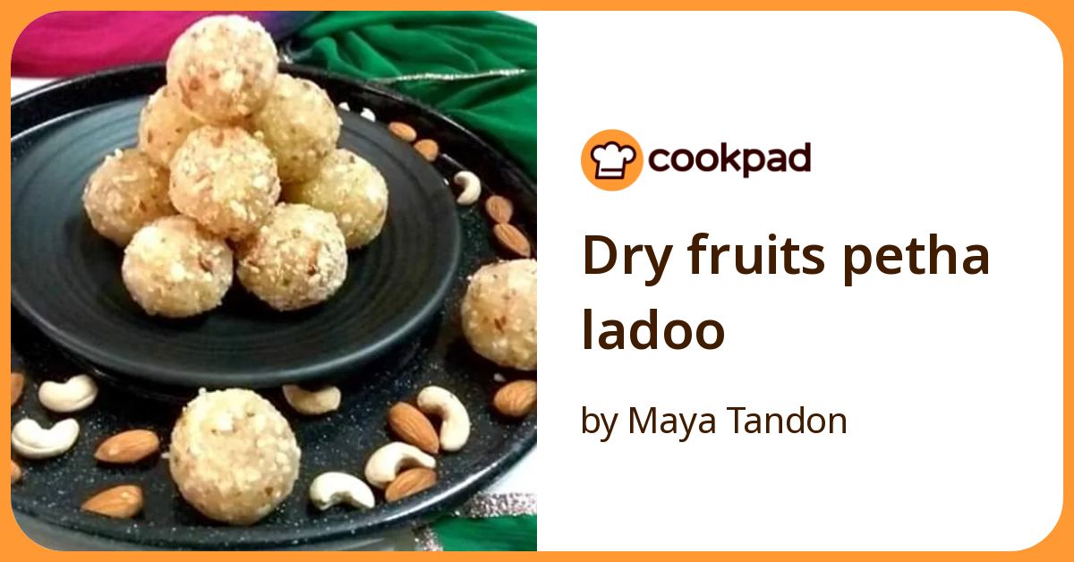 Dry Fruits Petha Ladoo Recipe By Maya Tandon